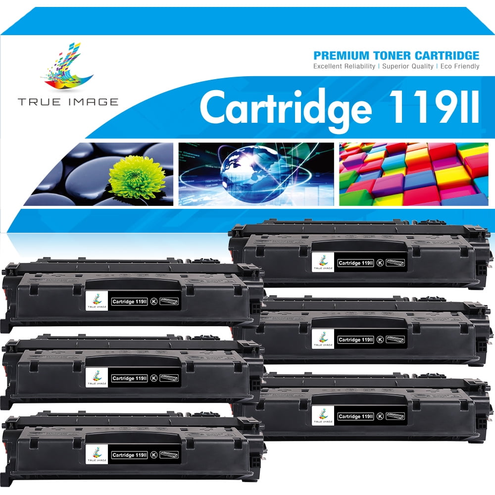 True Image 6-Pack Compatible Toner Cartridge for Canon 119II Work with ...