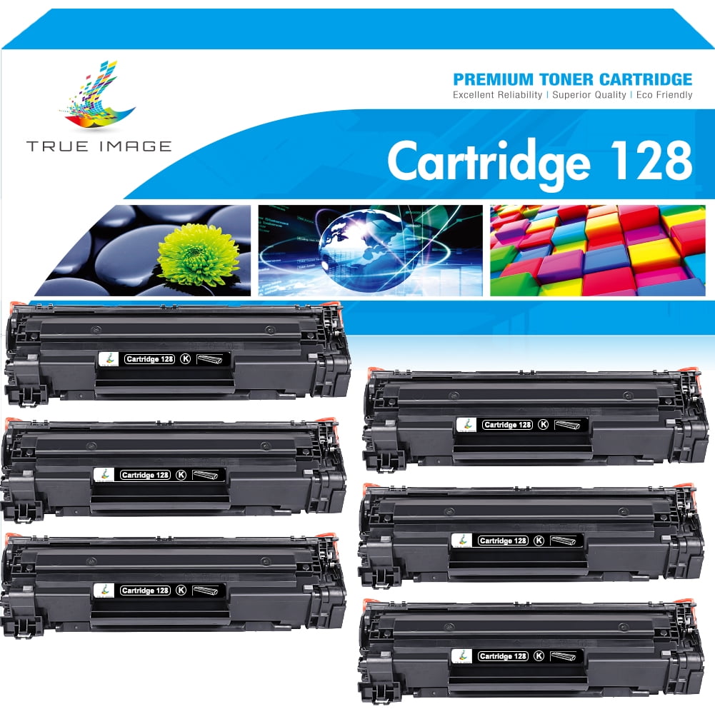 True Image 6-Pack Compatible Toner Cartridge for Canon 128 imageCLASS ...