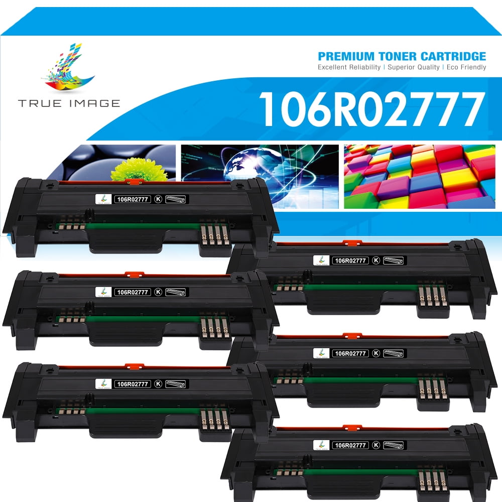 True Image 6-Pack Compatible Toner Cartridge for Xerox 106R02777 Work ...