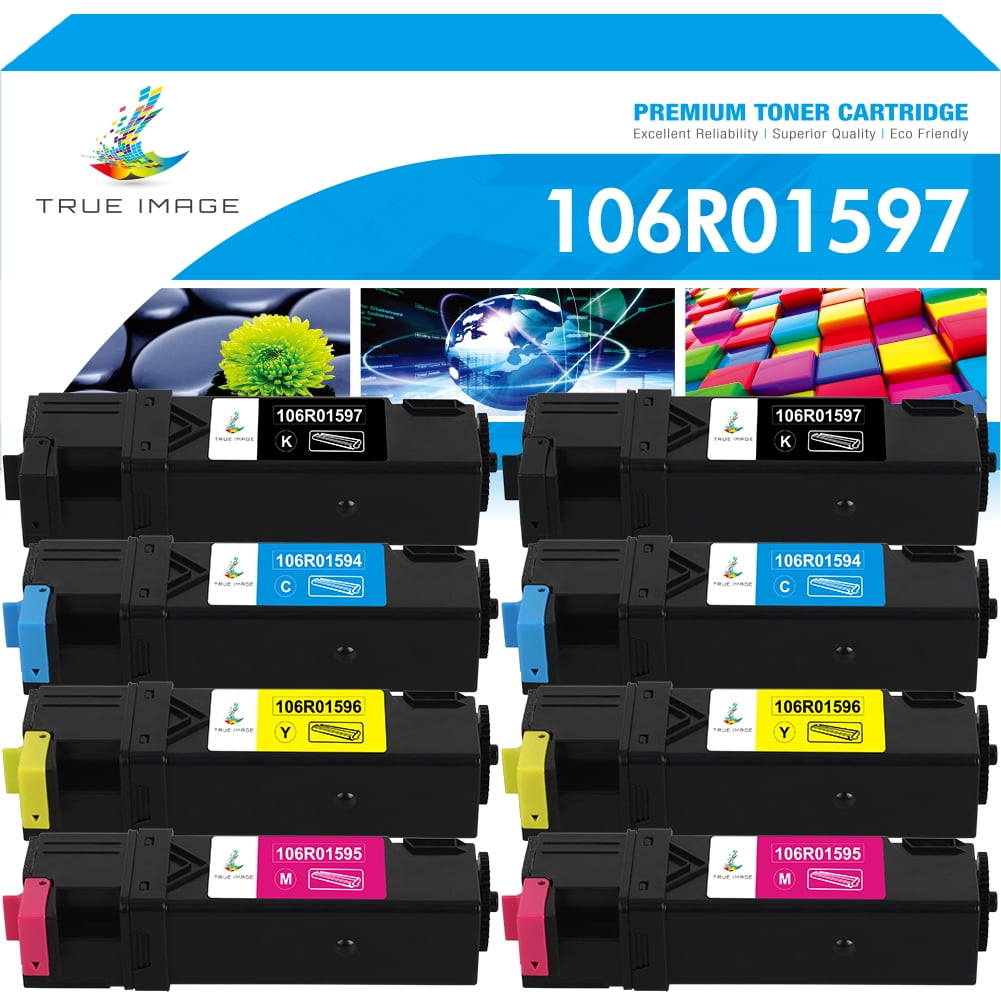 True Image 8-Pack Compatible Toner Cartridge for Xerox 106R01597 Work ...