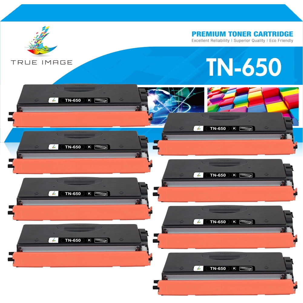 True Image 8-Pack Compatible Toner Cartridge for Brother TN-650 Work ...