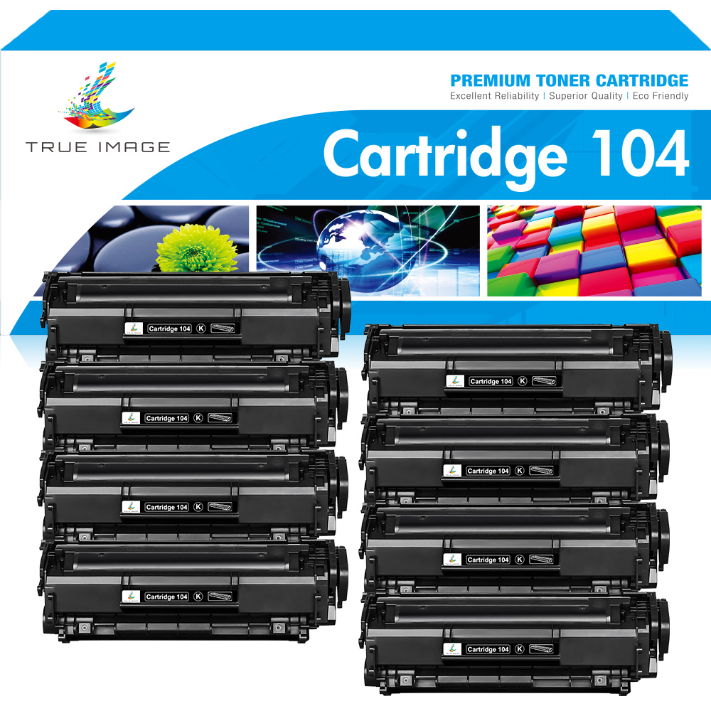 True Image 8-Pack Compatible Toner Cartridge for Canon 104 for imageCLASS D420 MF4150 MF4270 ...