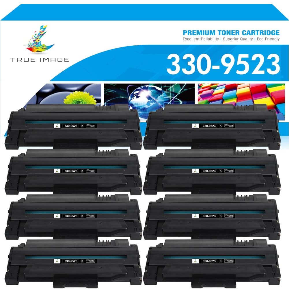 True Image 8-Pack Compatible Toner Cartridge for Dell 330-9523 Work ...