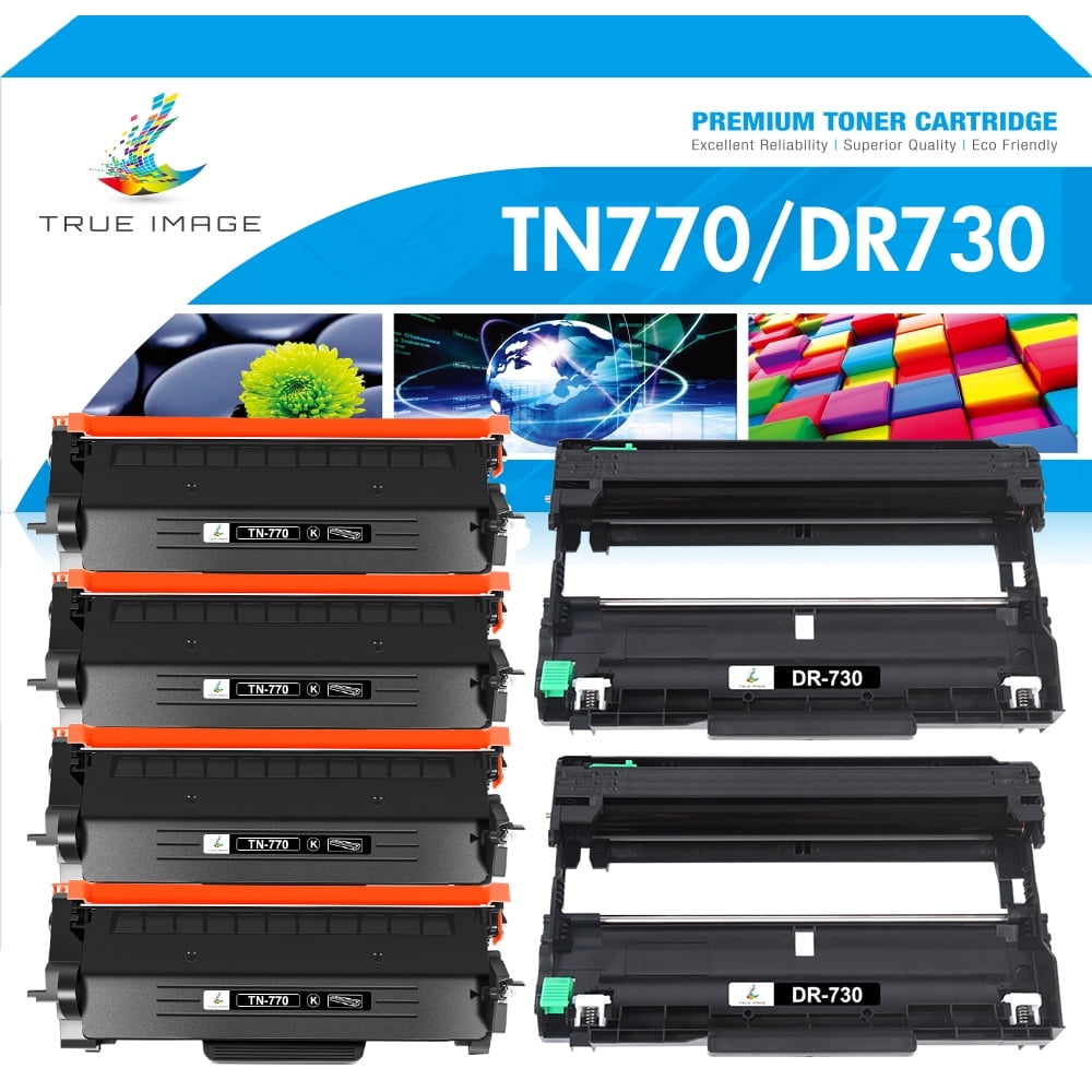 True Image TN770 Toner Cartridge DR730 Drum Unit Set Compatible for ...