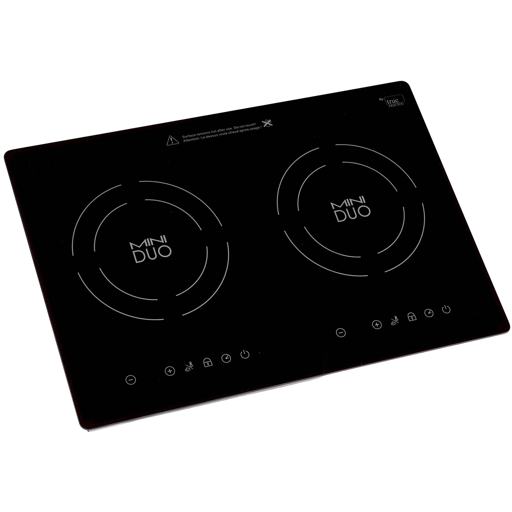 True Induction MD-2B Built-in UL858 Certified, 20-inch Mini Duo Dual ...
