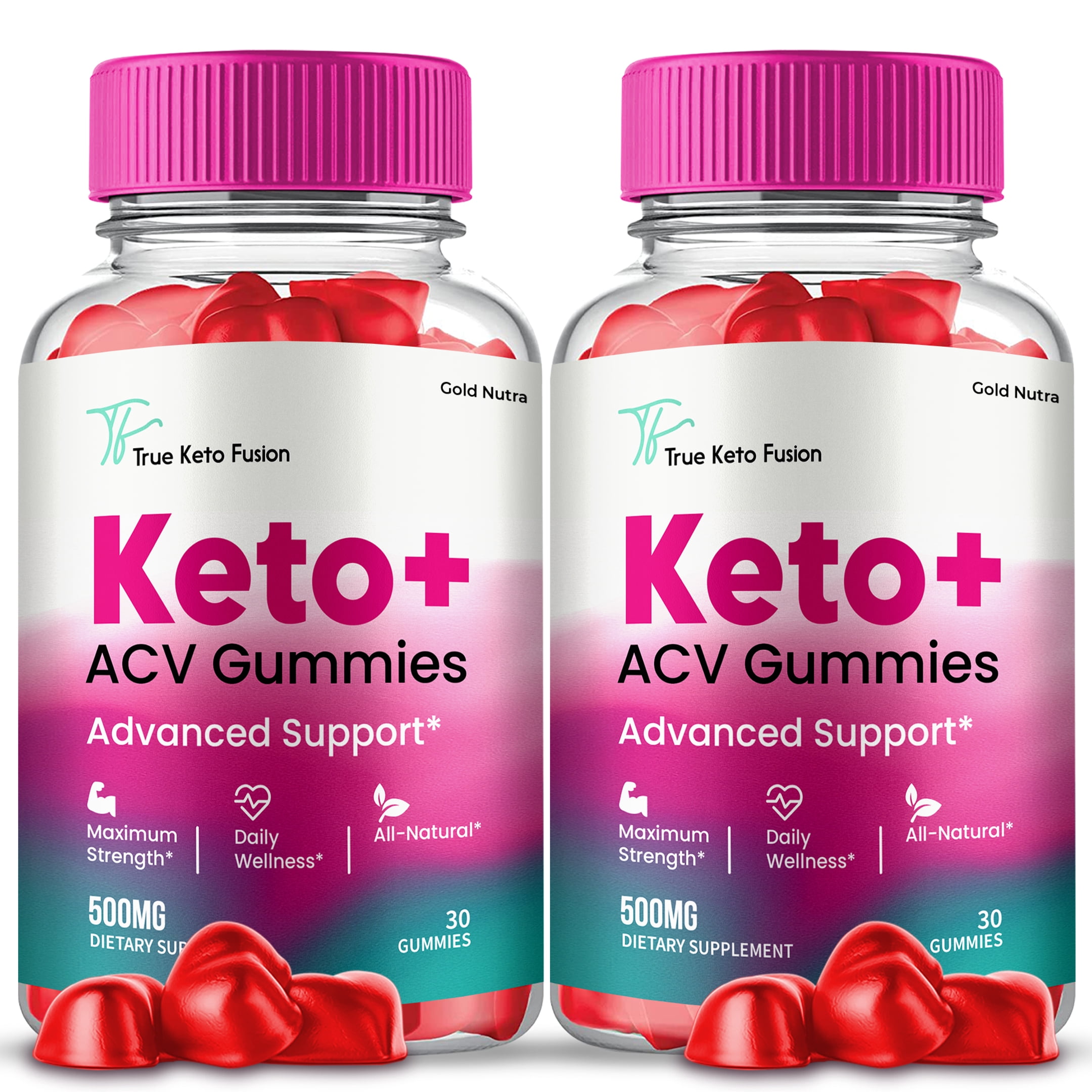 True Keto Fusion Keto + ACV Gummies Supplement for Ketogenic Diet ...
