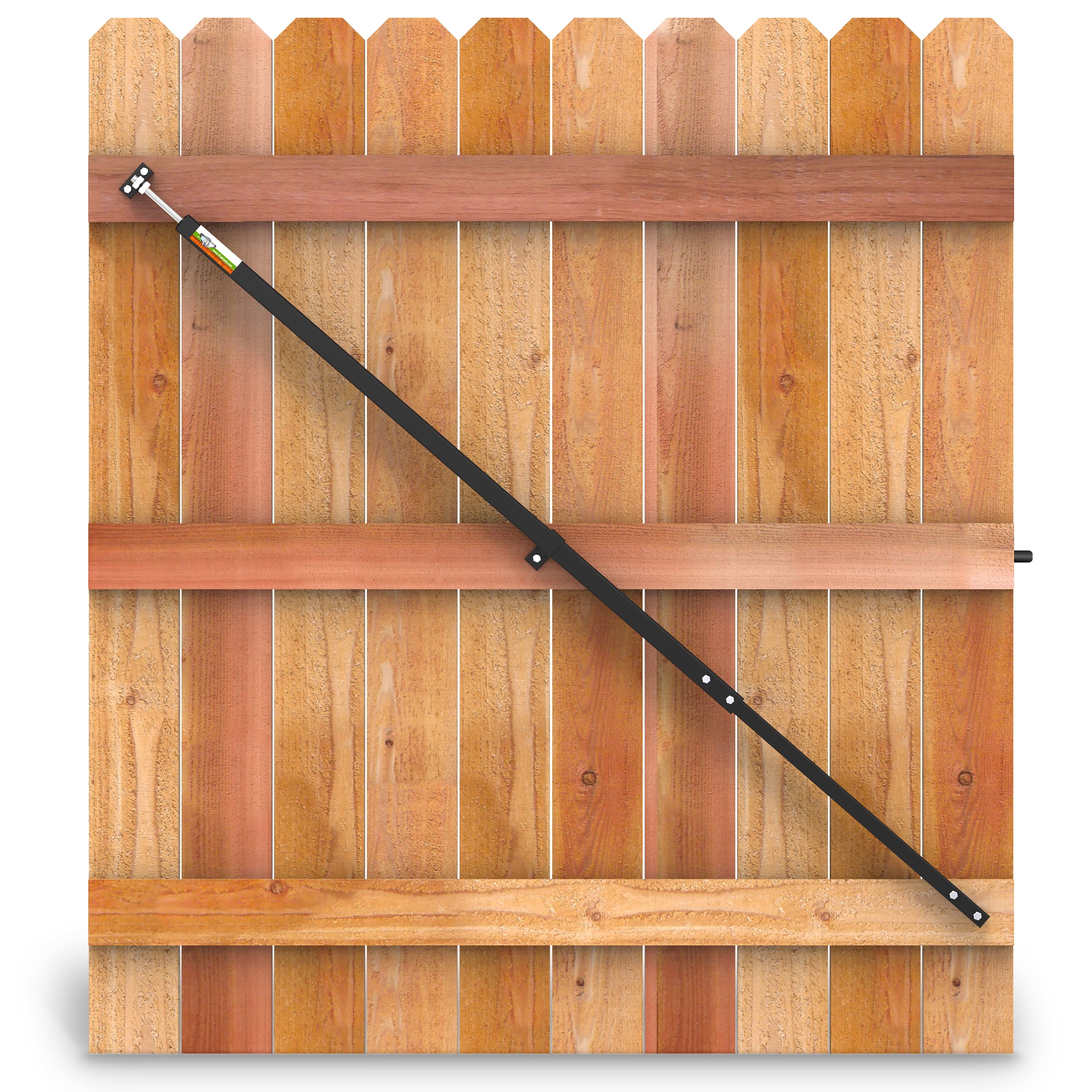 "True Latch 6' Telescopic Adjustable Gate Brace - Anti Sag Kit for ...