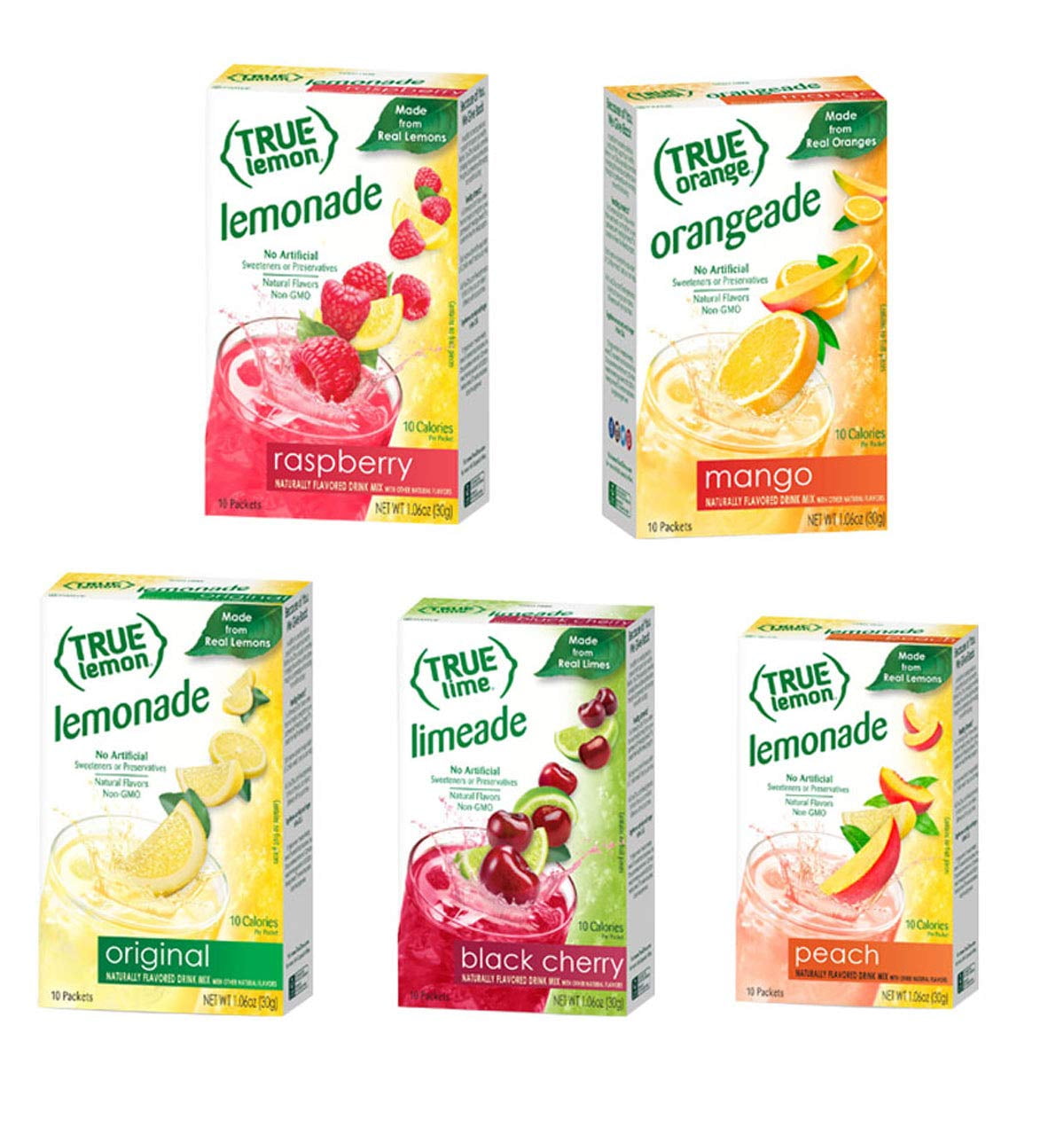 True Lemon Assorted Beverage & Lemonade Drink Mixes 10 Ct 1.06oz(Pack ...