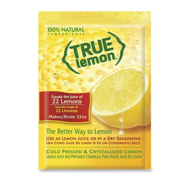 True Lemon Juice Mix, 3.53 Ounce (Pack Of 10) - Walmart.com