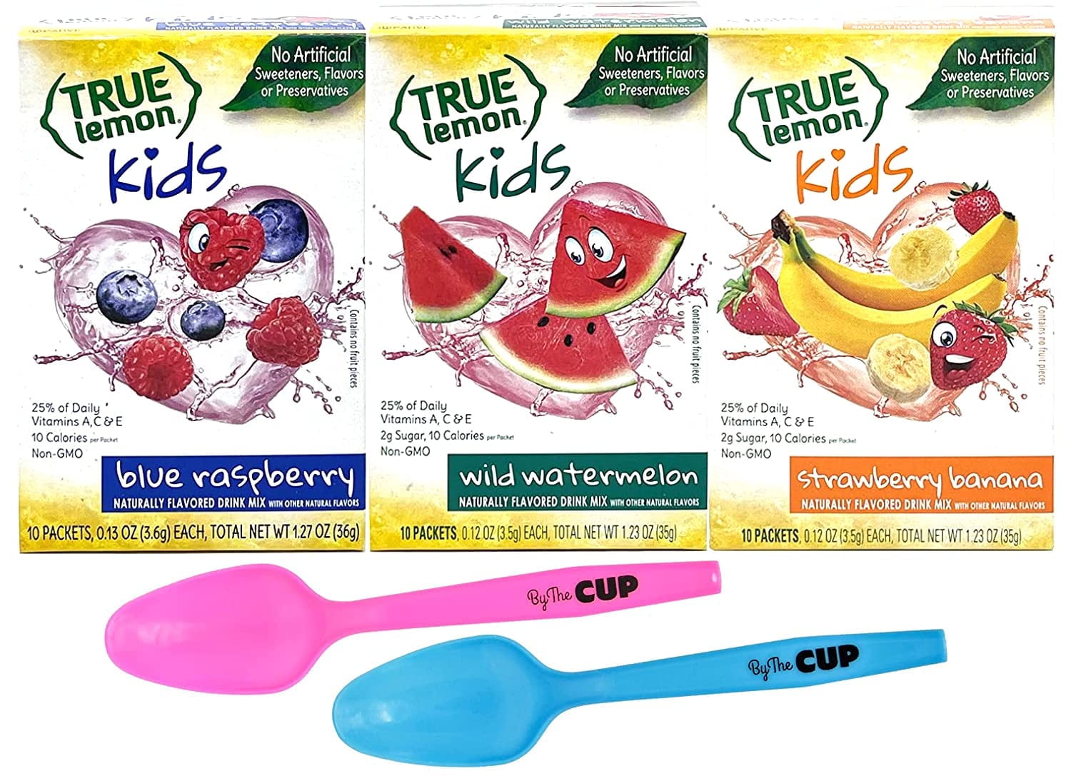 True Lemon Kids Variety, 1 of each Blue Raspberry, Wild Watermelon ...