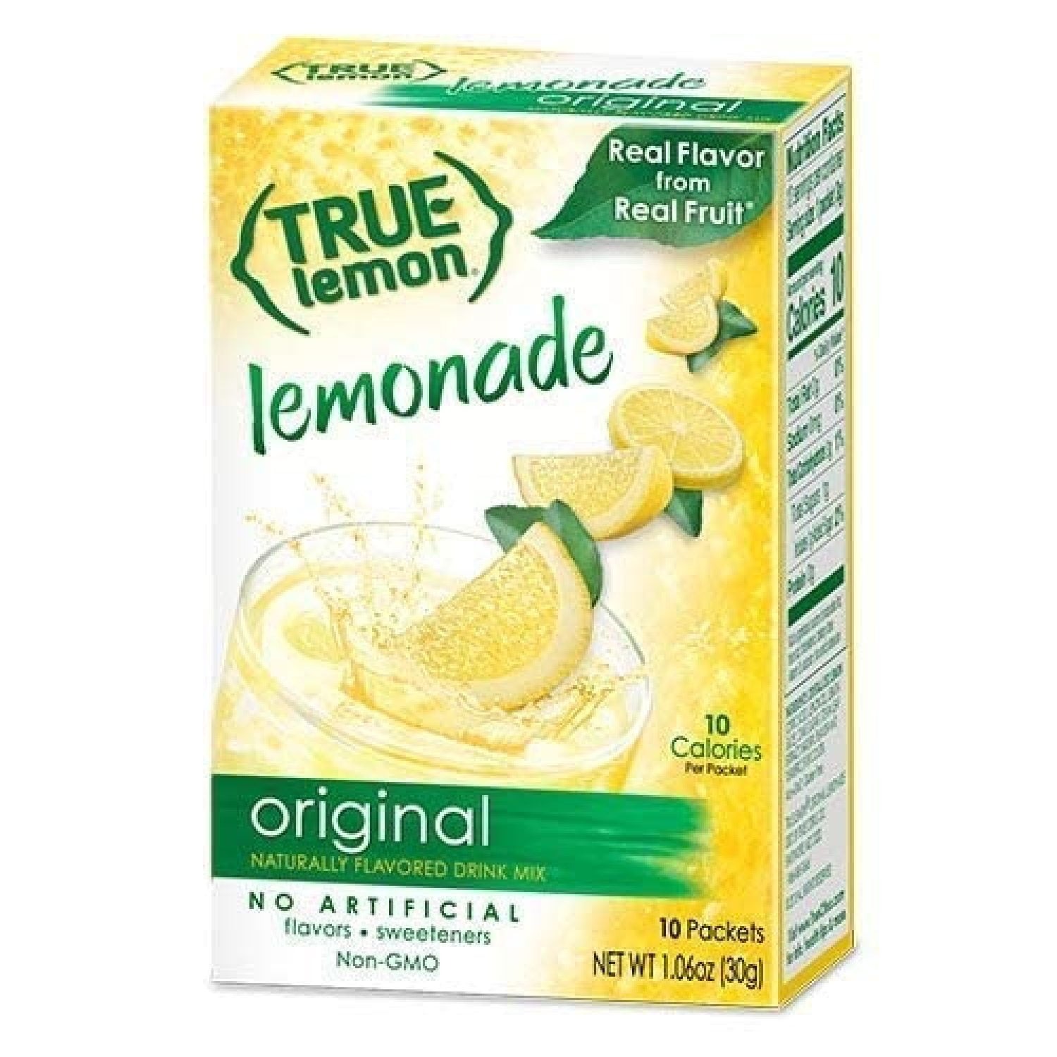 True Lemon Lemonade Drink Mix, 10-count (Pack of 6) plus 5 sample ...