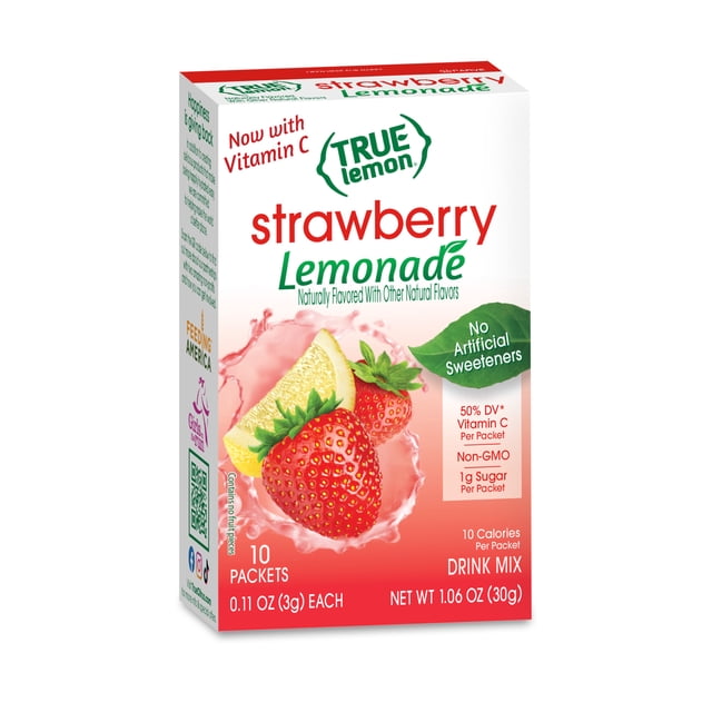 Strawberry Lemonade Mix - Powdered vitamins for ecommerce - Walmart ...