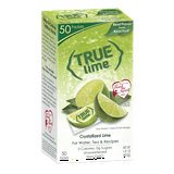 True Lime 50ct, Flavor Concentrated, Sugar-Free Drink Packets, Water ...