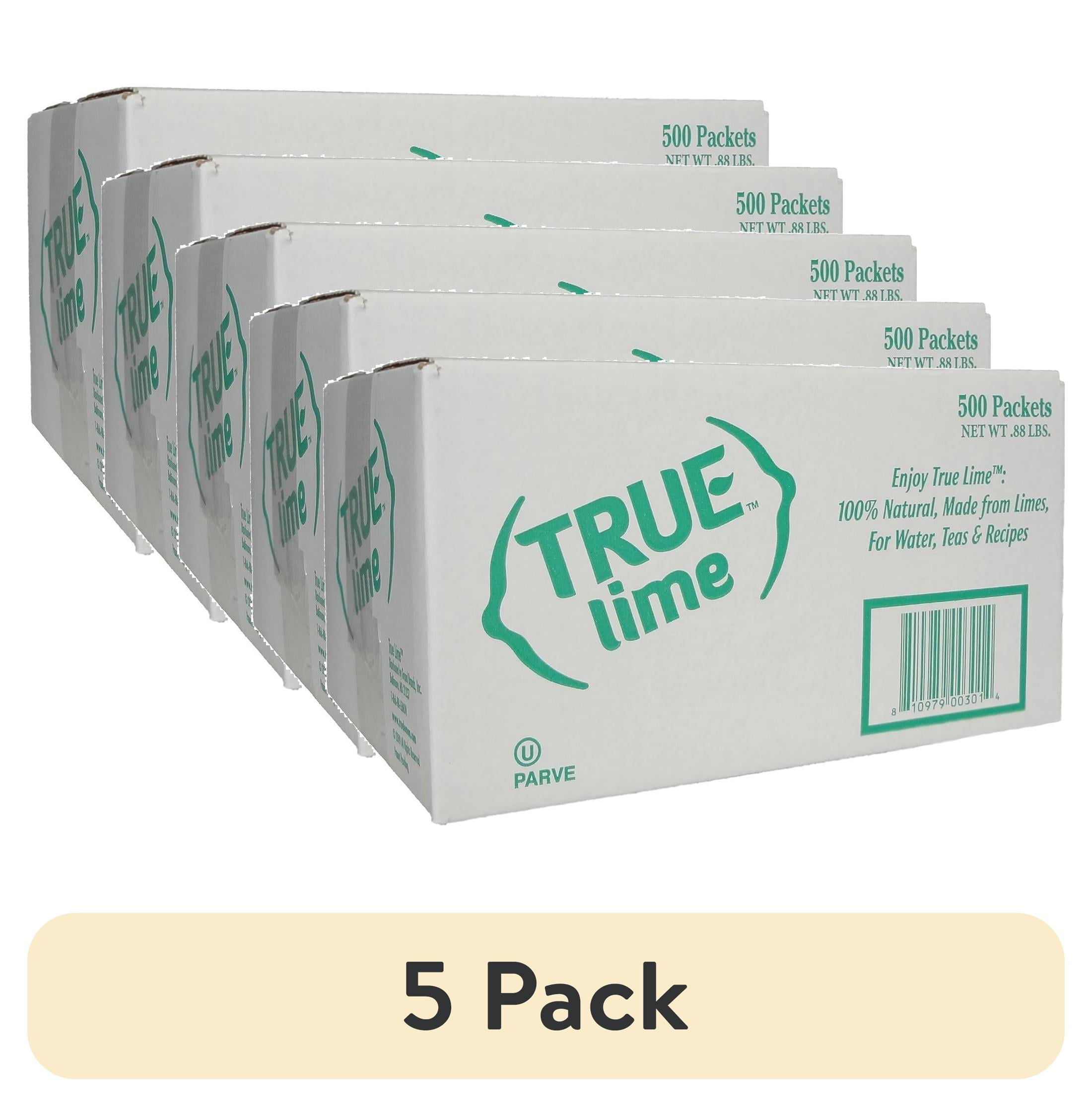 (5 pack) True Lime Drink Mix, 500 Packets - Walmart.com