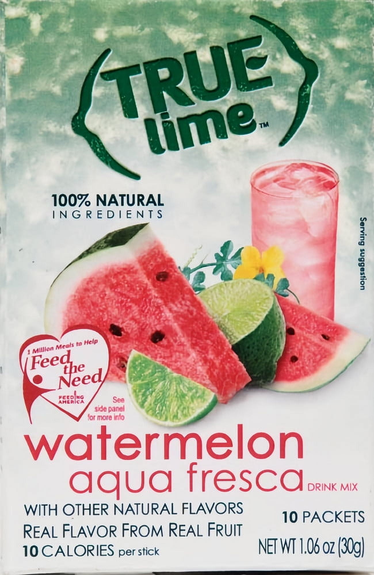 True Lime Lime Watermelon Limeade Drink Mix (Pack of 5) - Walmart.com