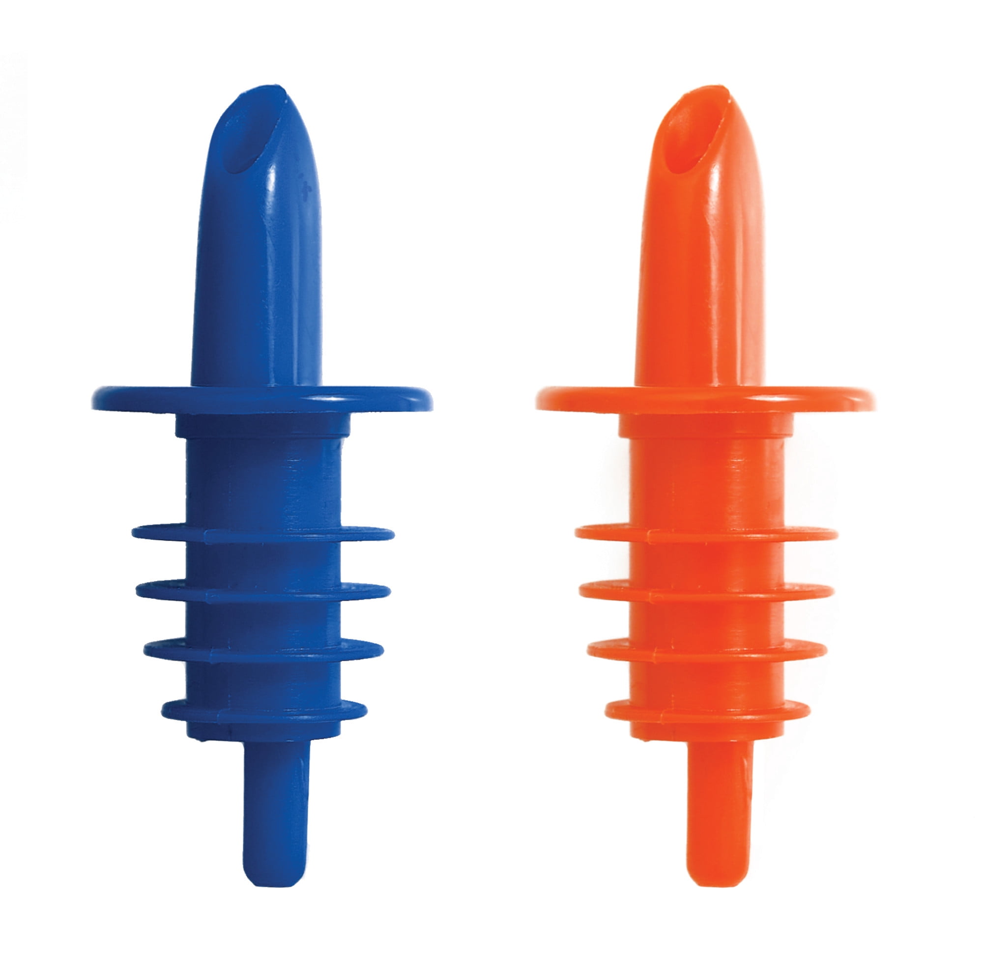 True Steady Liquor Pourers, Liquors & Wine Pourer Spouts Red/Blue Set ...