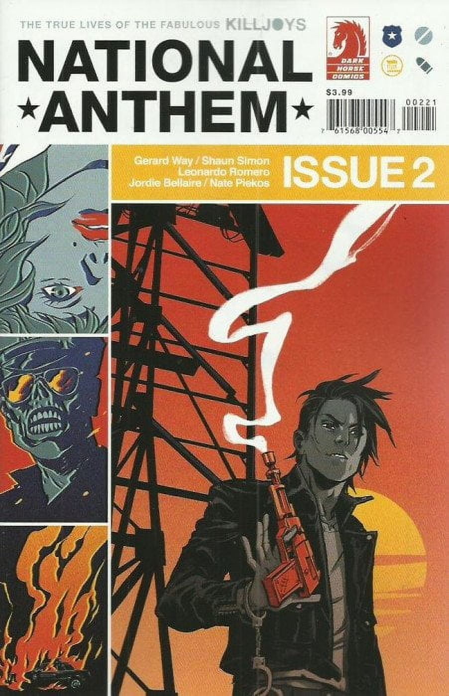 True Lives of the Fabulous Killjoys: National Anthem #2B VF ; Dark ...