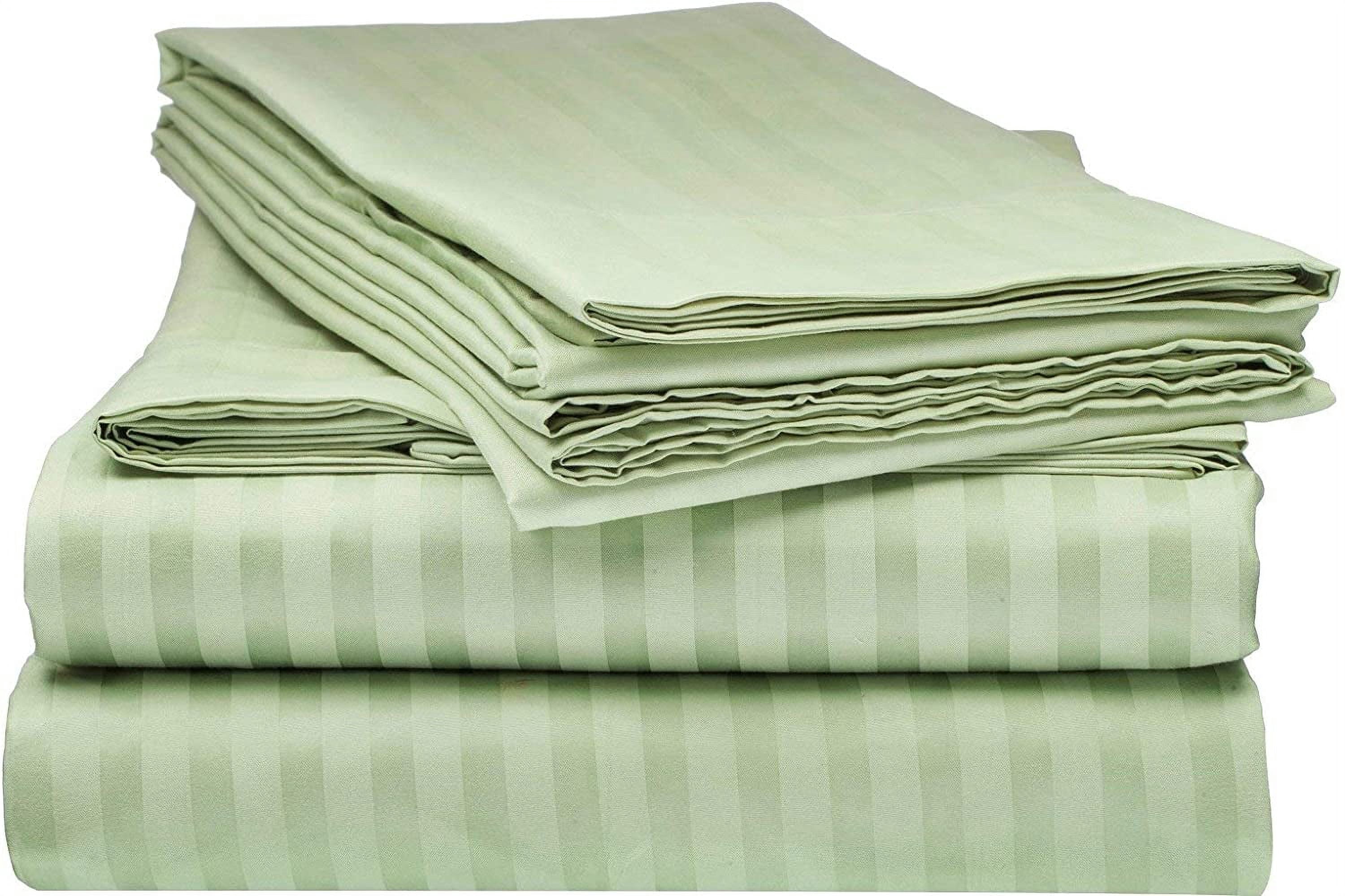 True Luxury Pure Heavy Rich Pima Cotton 4-Piece Bed Sheets Set Grand ...
