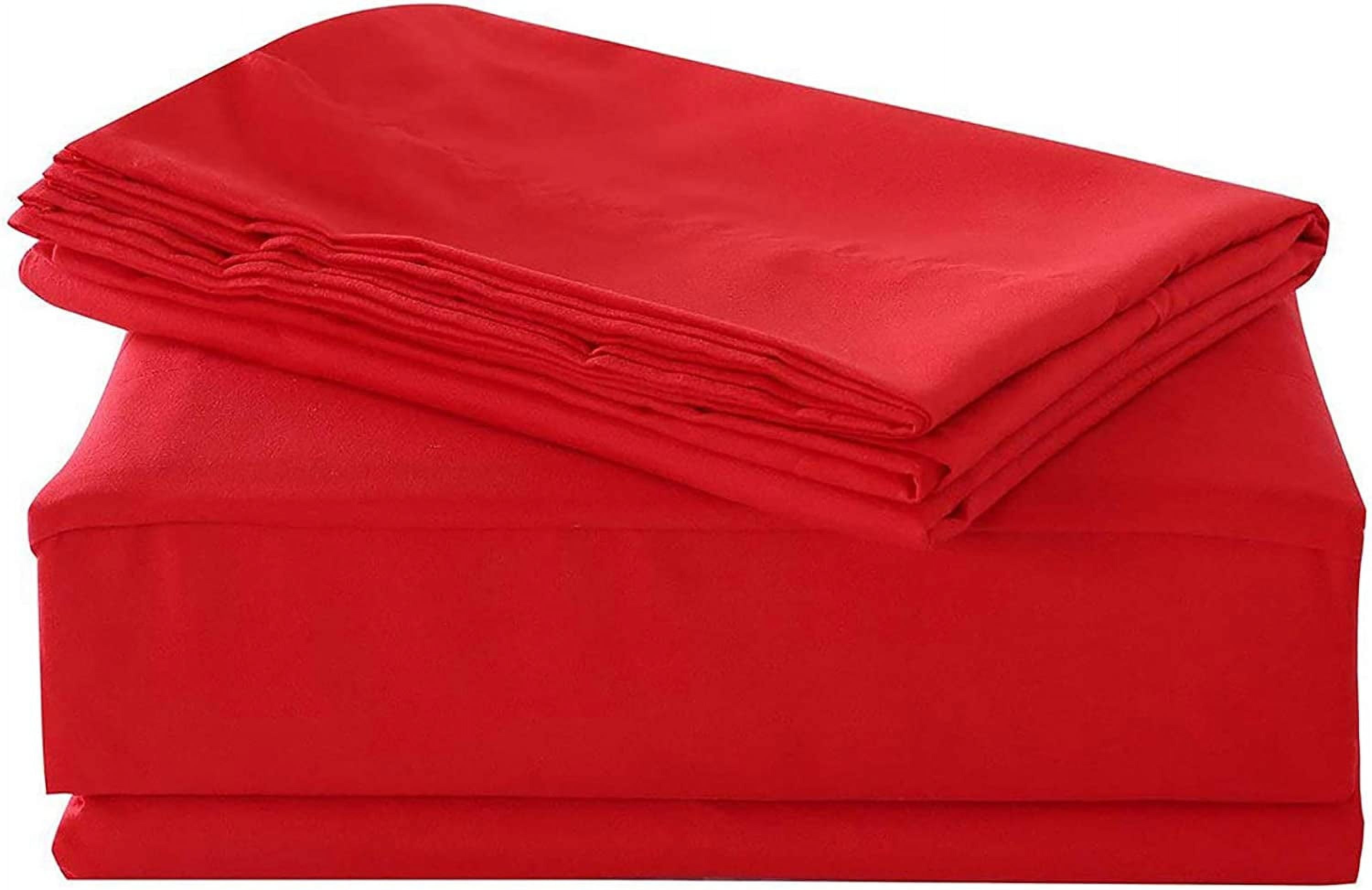 True Luxury Pure Heavy Rich Pima Cotton 4-Piece Bed Sheets Set Queen ...
