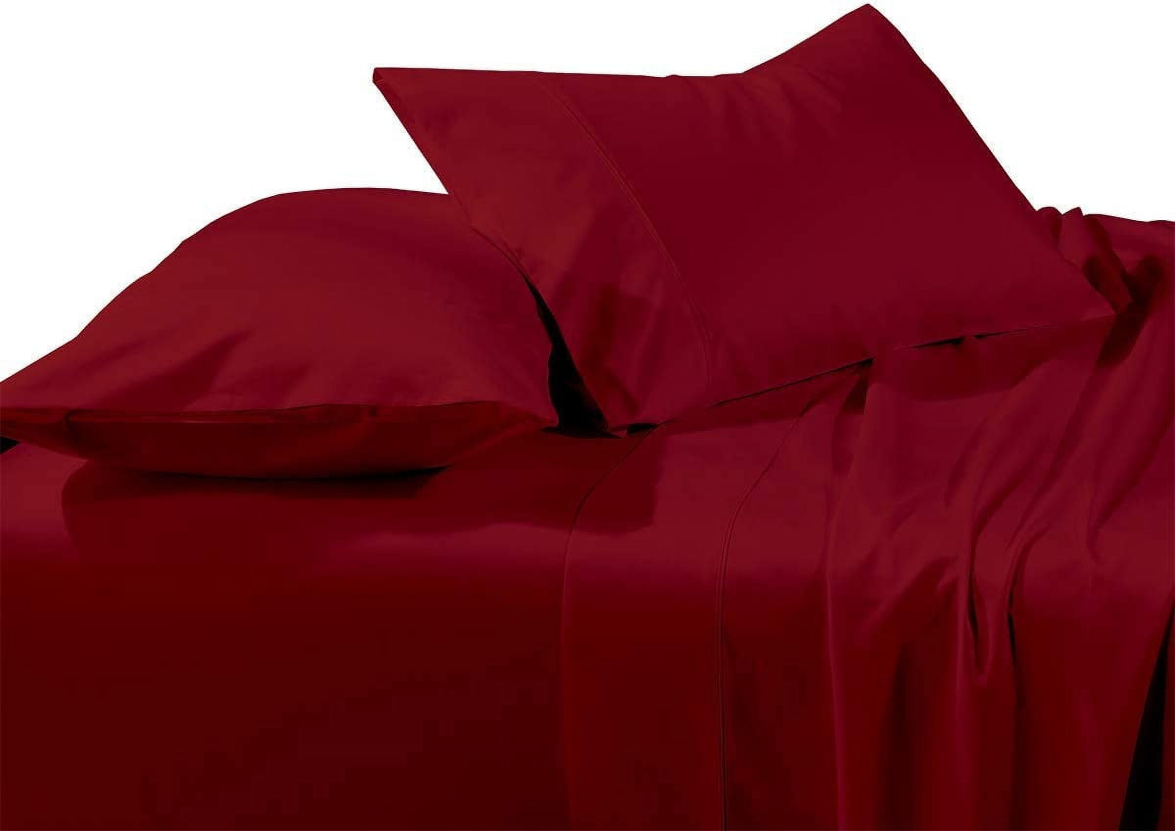 True Luxury Pure Heavy Rich Pima Cotton 4-Piece Bed Sheets Set Queen ...
