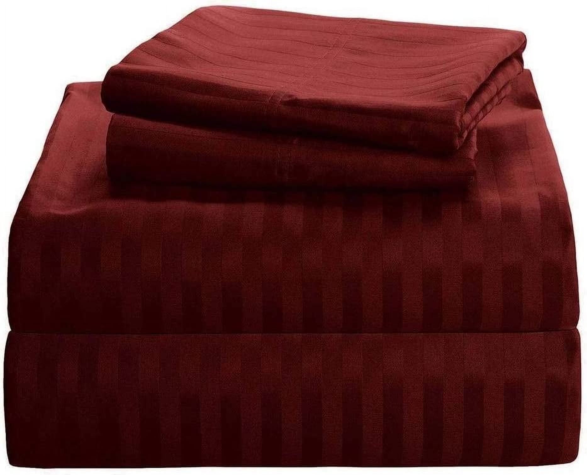 True Luxury Pure Heavy Rich Pima Cotton 4-Piece Bed Sheets Set Short ...