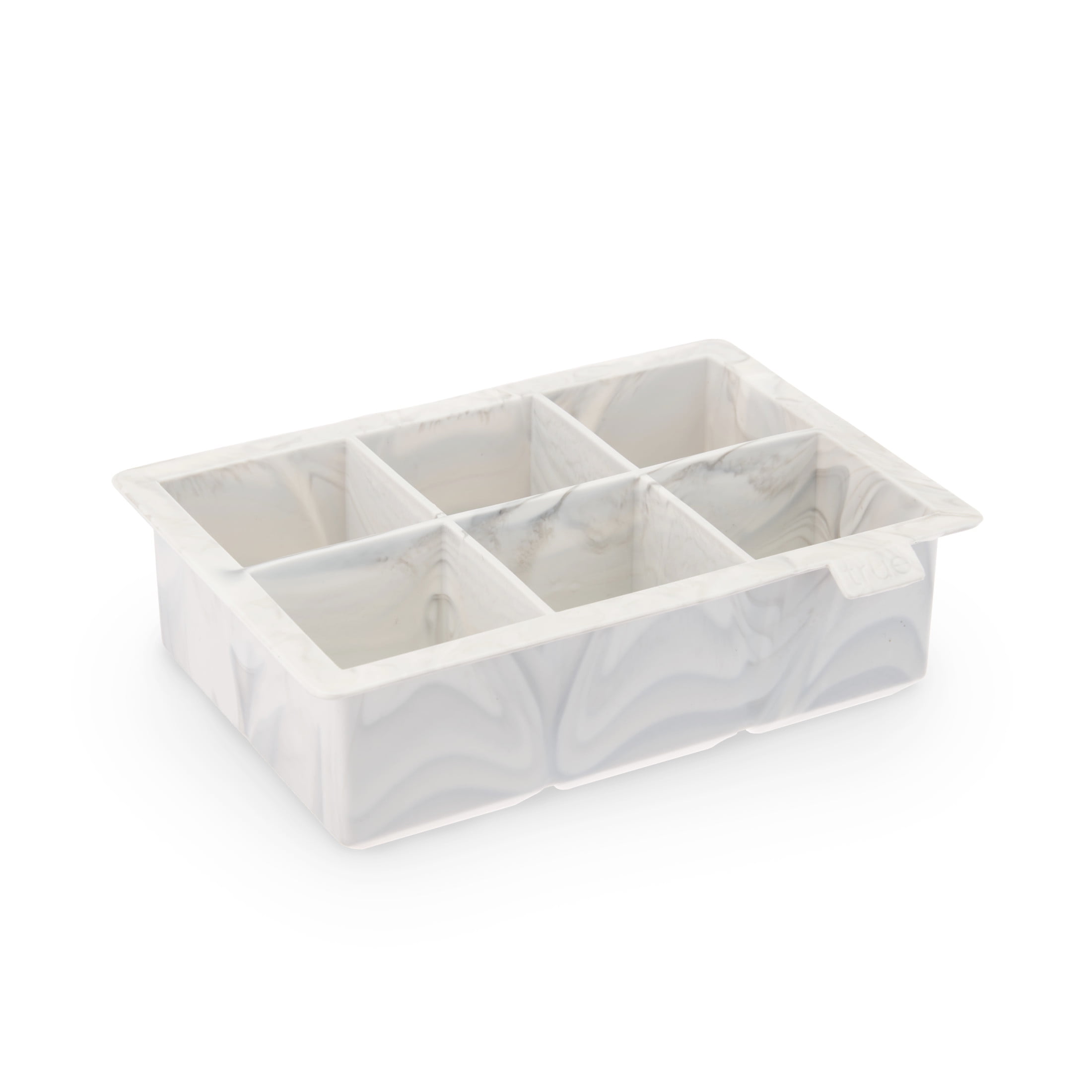 True Marbled Ice Cube Tray Makes 2" Ice Cubes for Cocktails Iced Tea ...