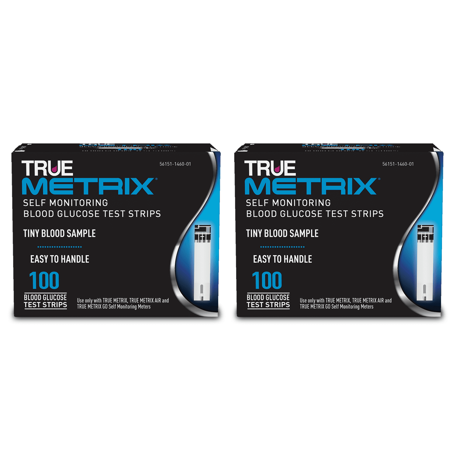 True Matrix Self Monitoring Blood Glucose Test Strips, 100 ct, 2 Pack ...