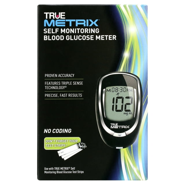 True Metrix Blood Glucose Monitor - Walmart.com