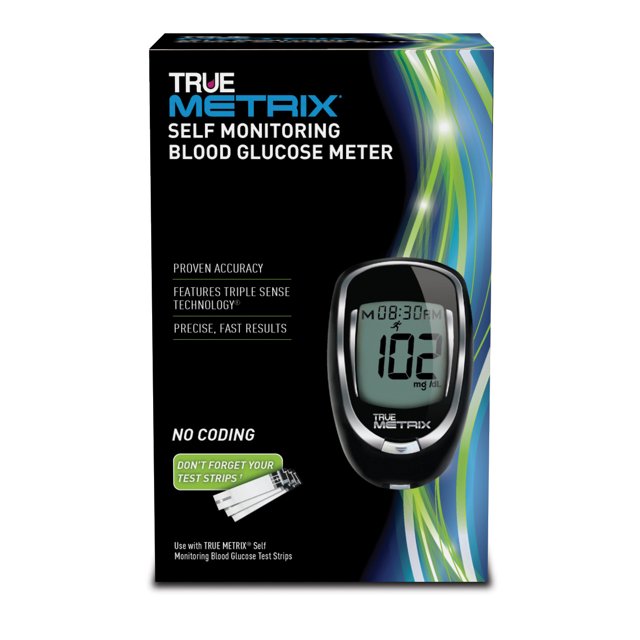 True Metrix Blood Glucose Monitor - Walmart.com