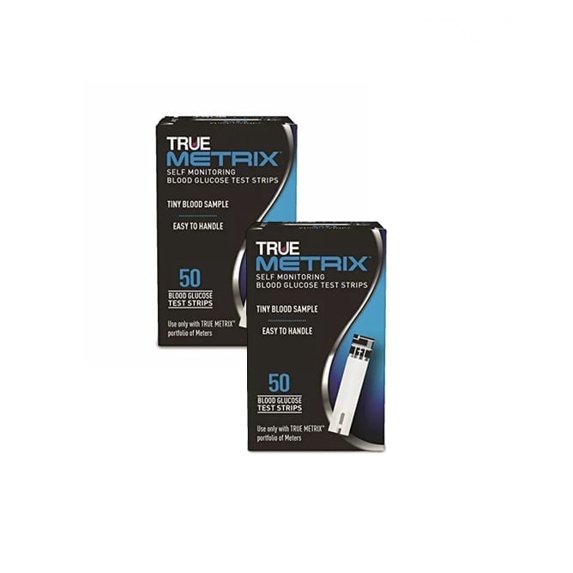 TRUE METRIX Blood Glucose Test Strips, 100 Count, Triple Sense ...