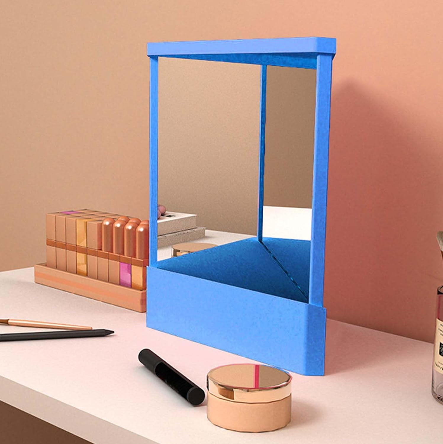 True Mirror for Women, Non-Reversing Mirror with True Image Reflection,Precision Glass Viewing ...