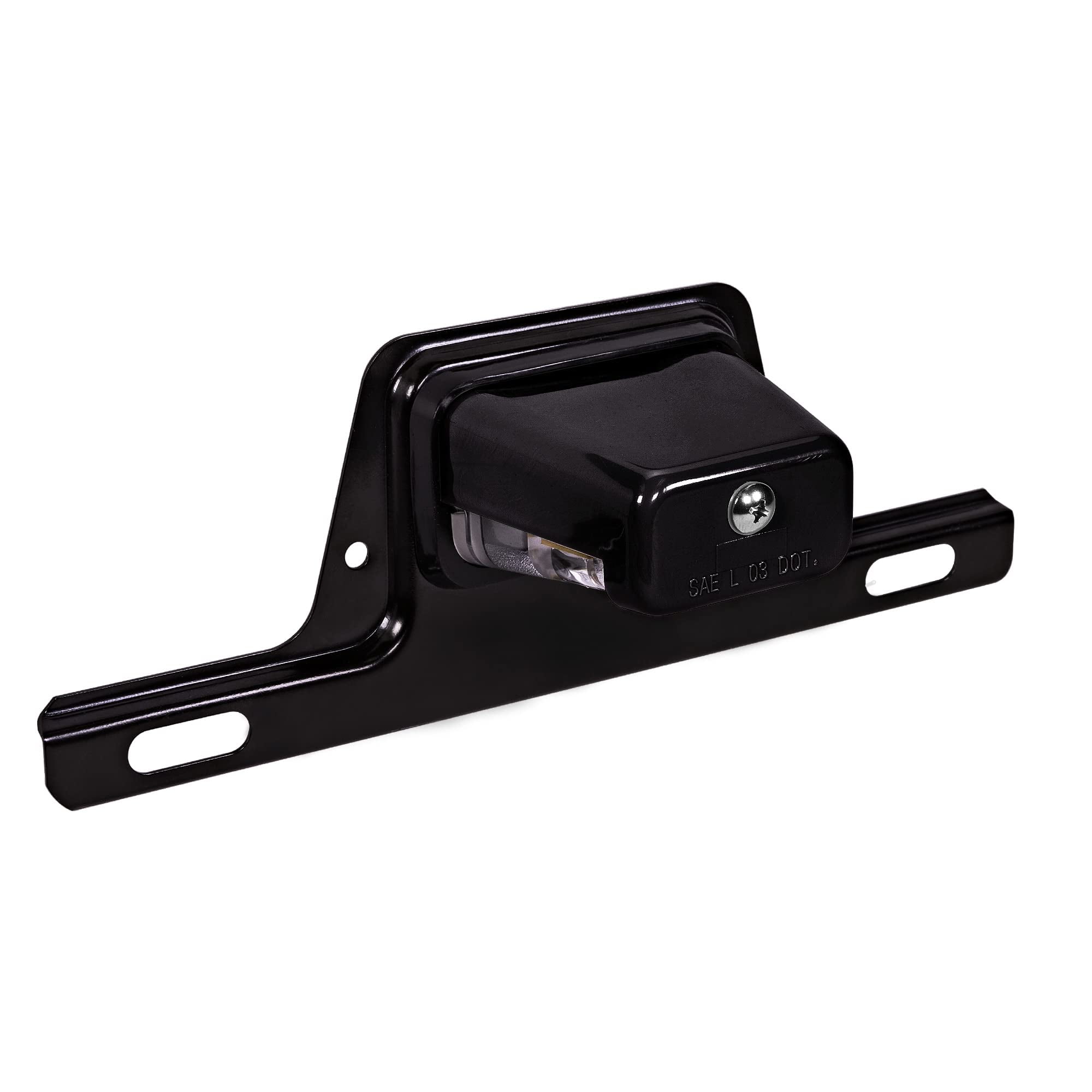 True Mods Black LED STF9 License Plate Light for [Steel Bracket Mount ...