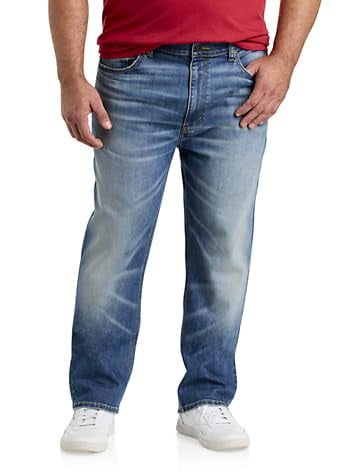 True Nation by DXL Men's Big and Tall Athletic-Fit Legacy Jeans 46 x 30 ...