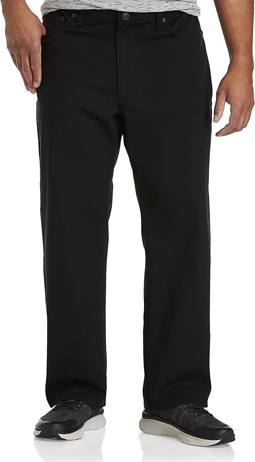 Black Relaxed-Fit Stretch Jeans Black 54 x 32 - Walmart.com
