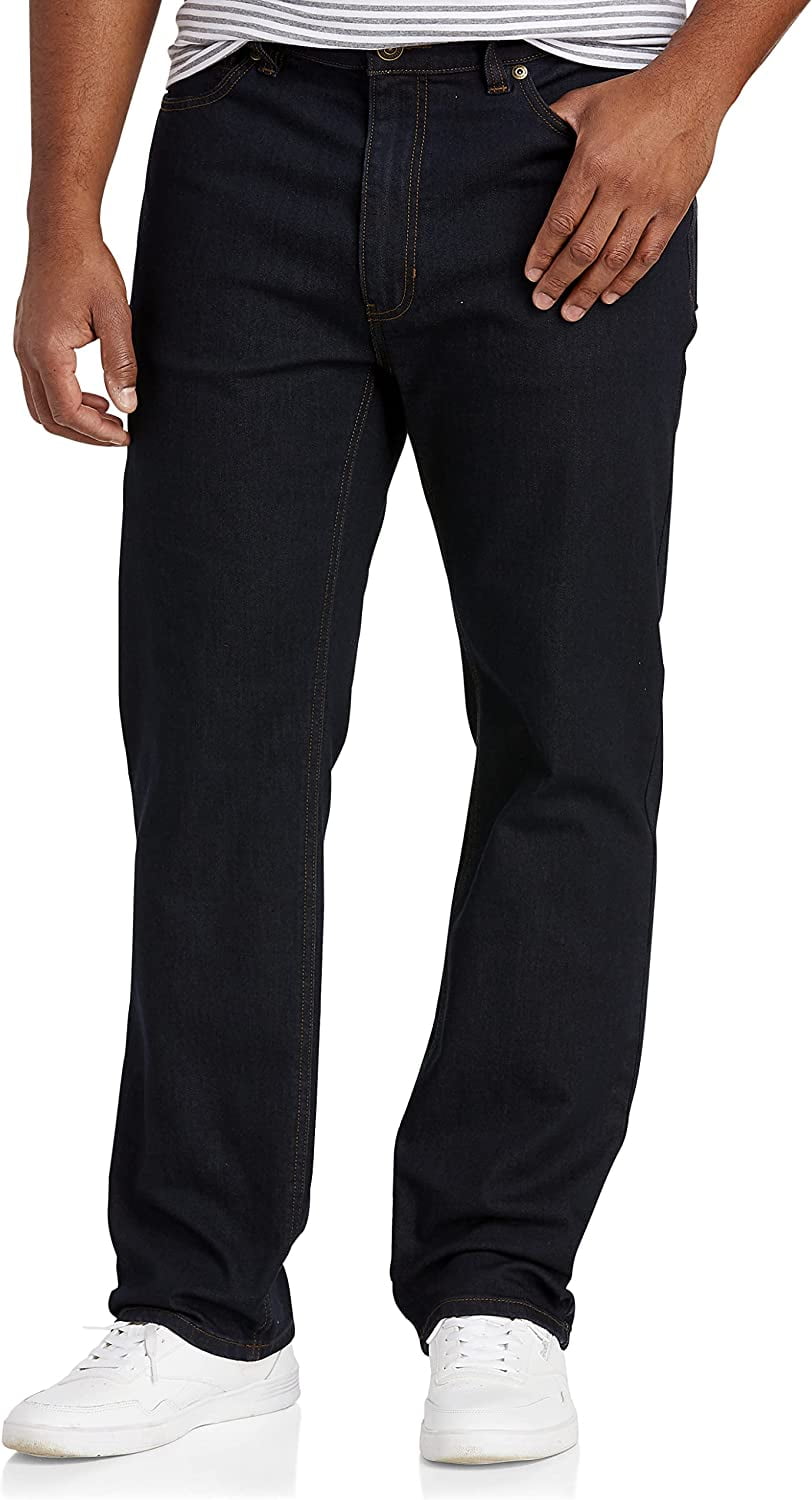 True Nation by DXL Men's Big and Tall Dark Rinse Eco Athletic-Fit ...