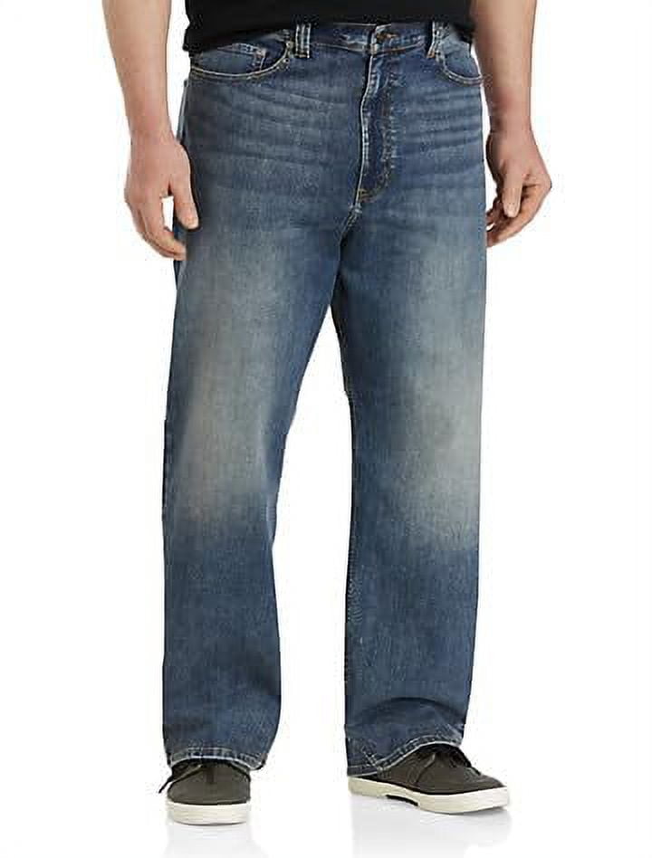 True Nation by DXL Men's Big and Tall Loose Fit Jeans Down And Dirty Eco 58 x 30 - Walmart.com