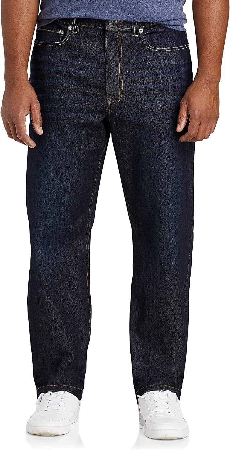 True Nation by DXL Men's Big and Tall Refined Blue Relaxed-Fit Jeans 42 ...