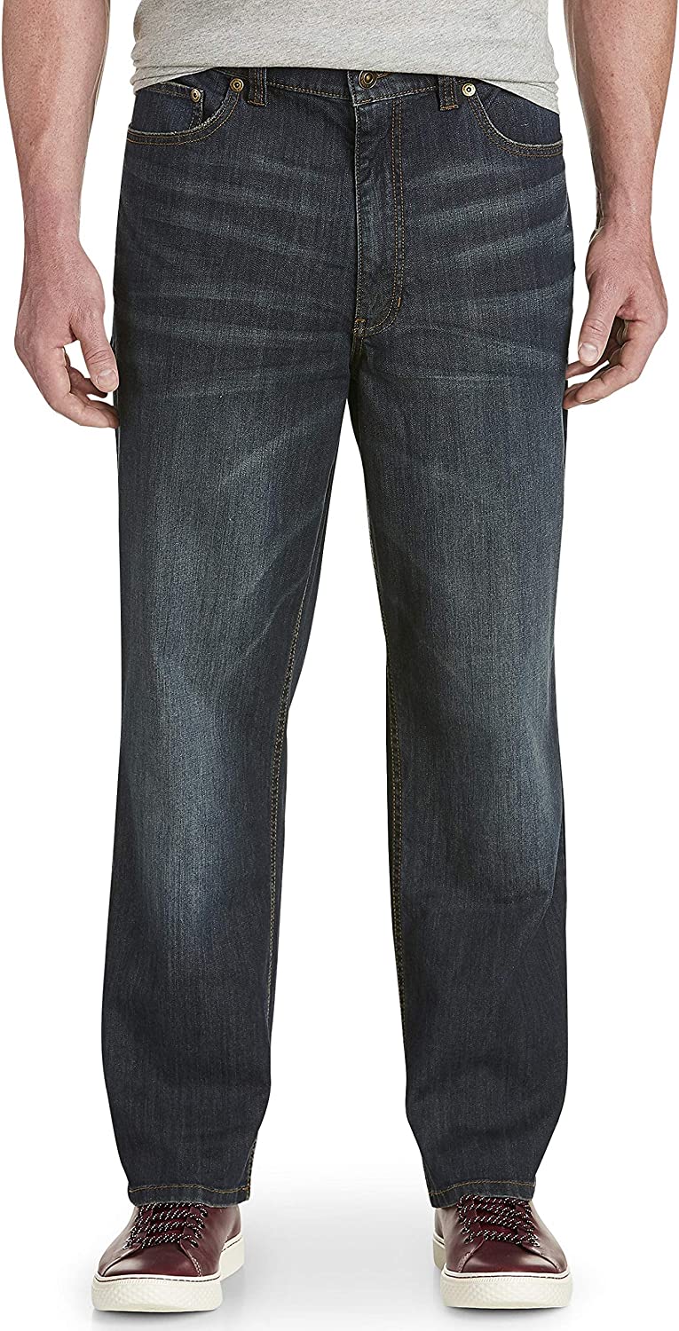 True Nation by DXL Men's Big and Tall Relaxed-Fit Stretch Jeans ...