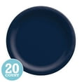 Luncheon Paper Plates-True Navy-20pk- 8 1/2" - Walmart.com