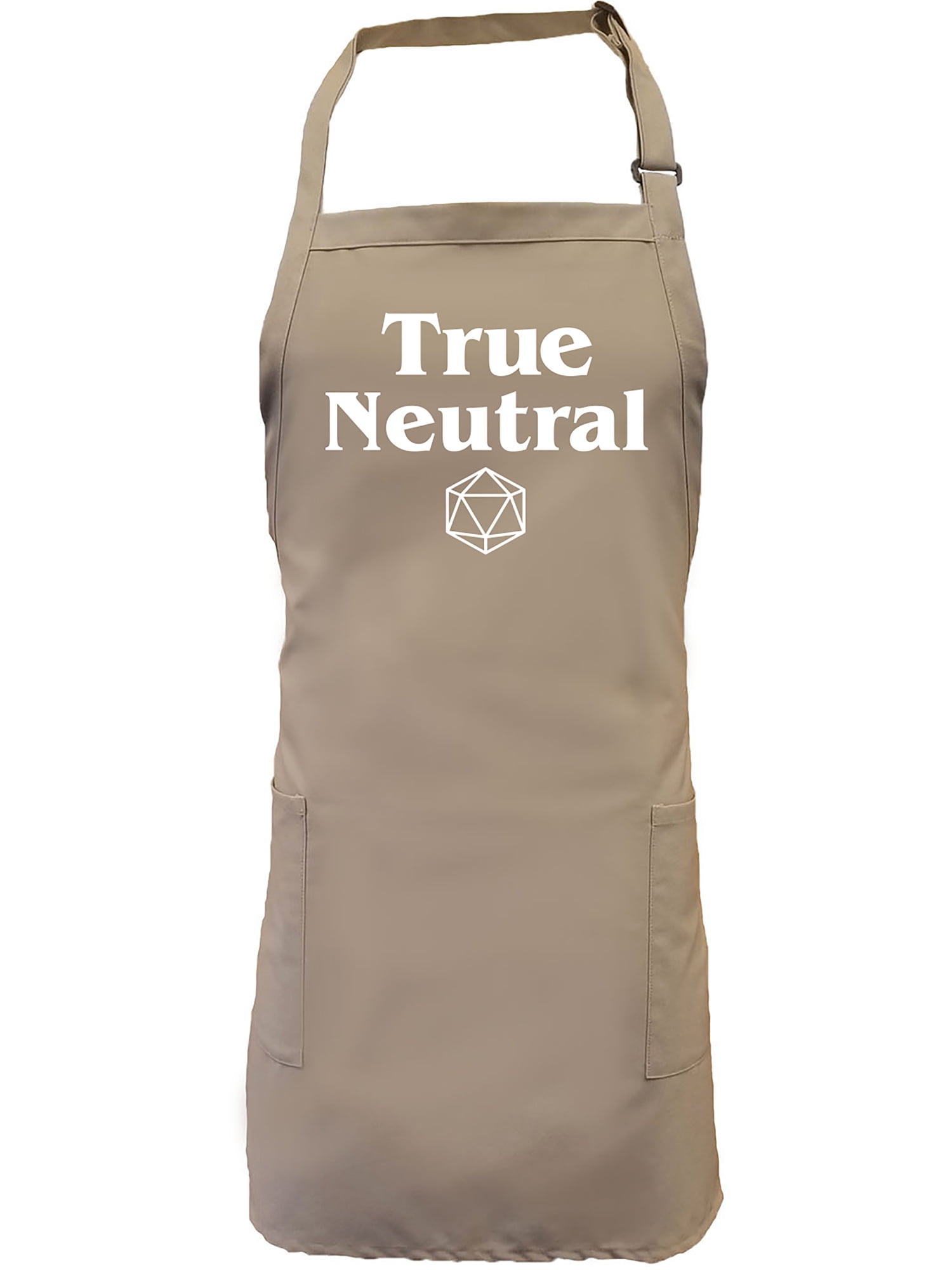 True Neutral Apron with 2 patch pockets - Walmart.com