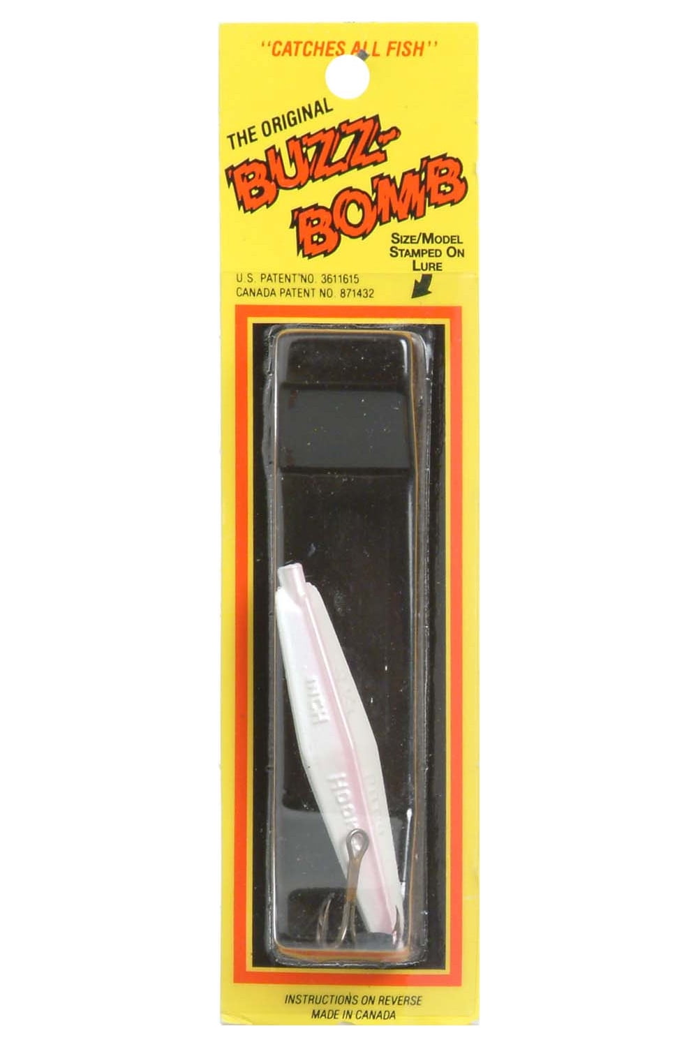Buzz Bomb Deadly Sonic 2.5" Lure - Pearl/Pink - Walmart.com