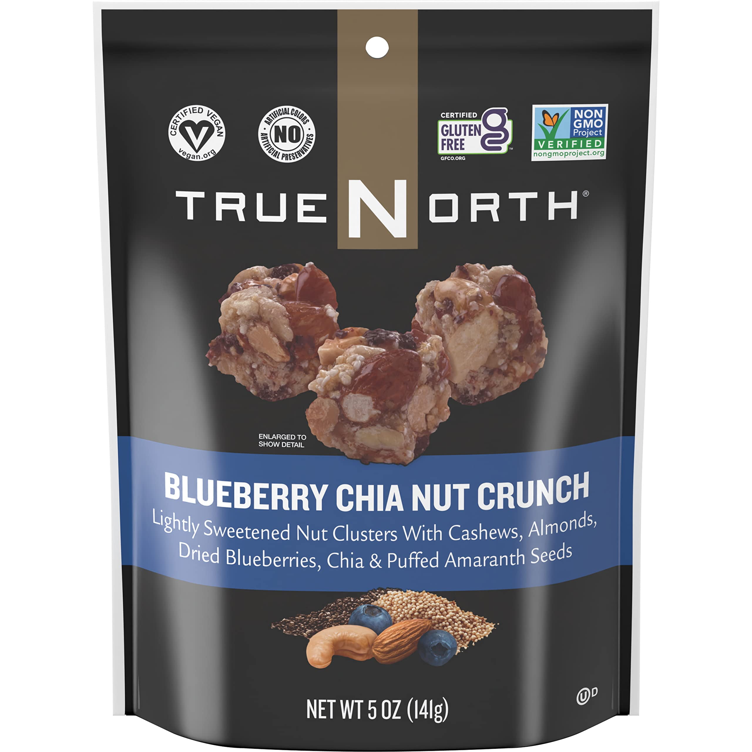 True North Blueberry Chia OIF8 Nut Crunch, 5 Ounce - Walmart.com
