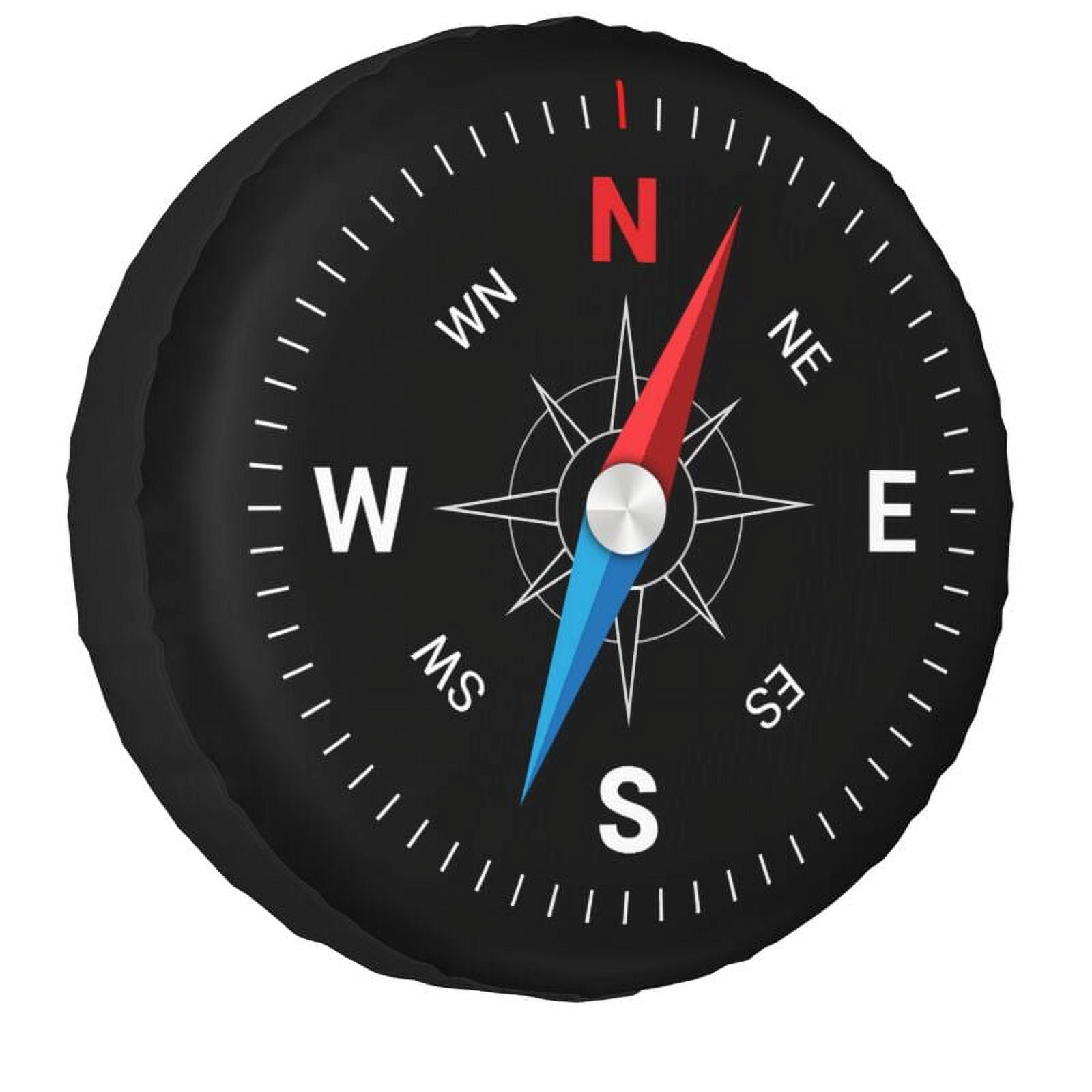 True North Compass Nautical Spare Wheel Cover Fit 4x4 Trailer Sailing ...
