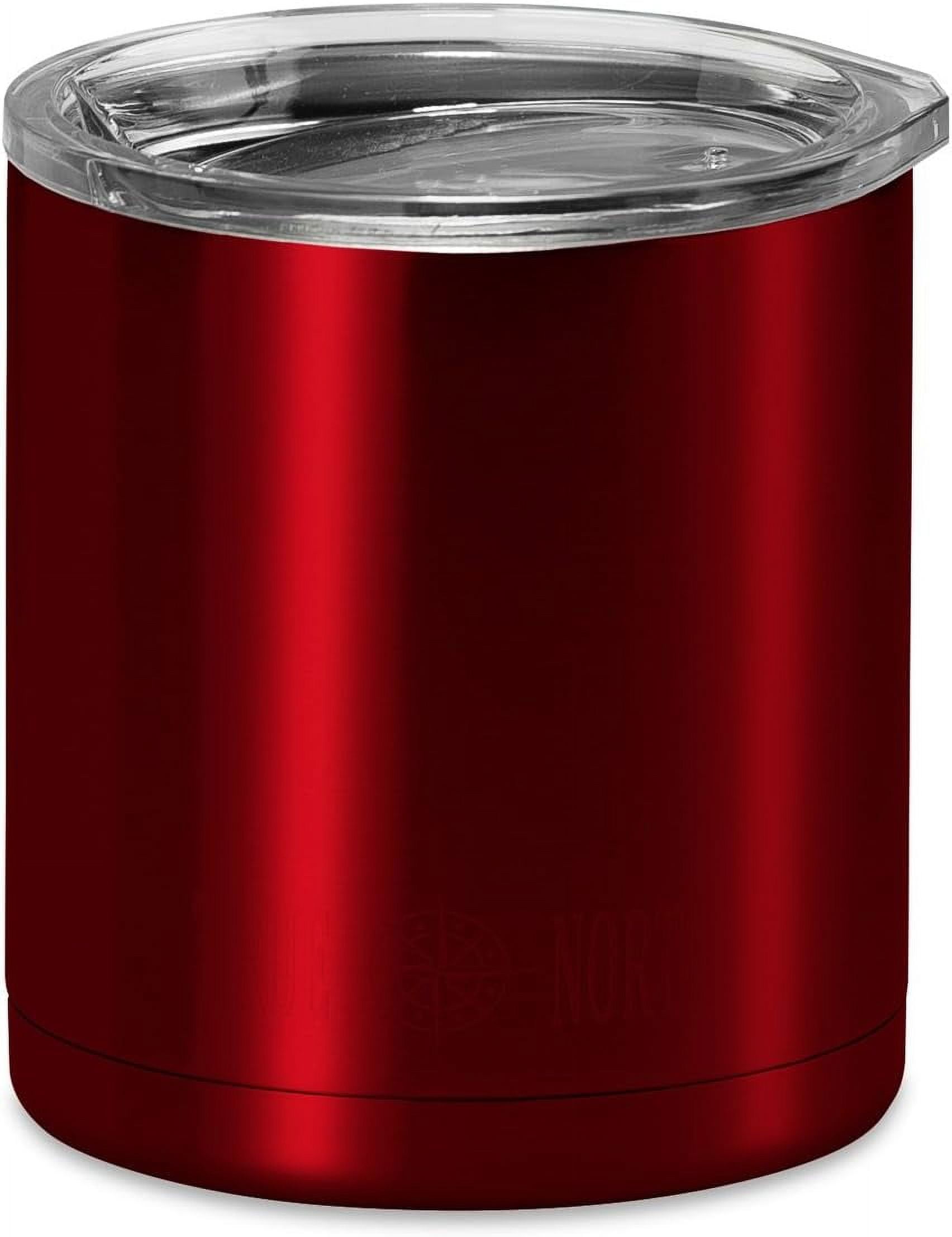 True North Insulated Lowball Cocktail Tumbler, 10oz (Jewel Red ...