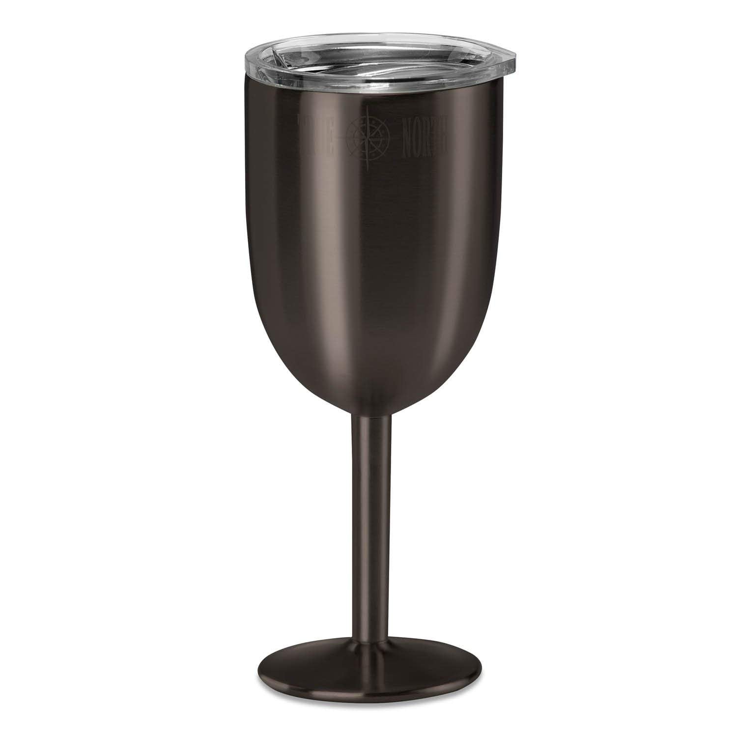 True North Insulated Travel Wine Cup 10 Ounces (Jewel Charcoal ...