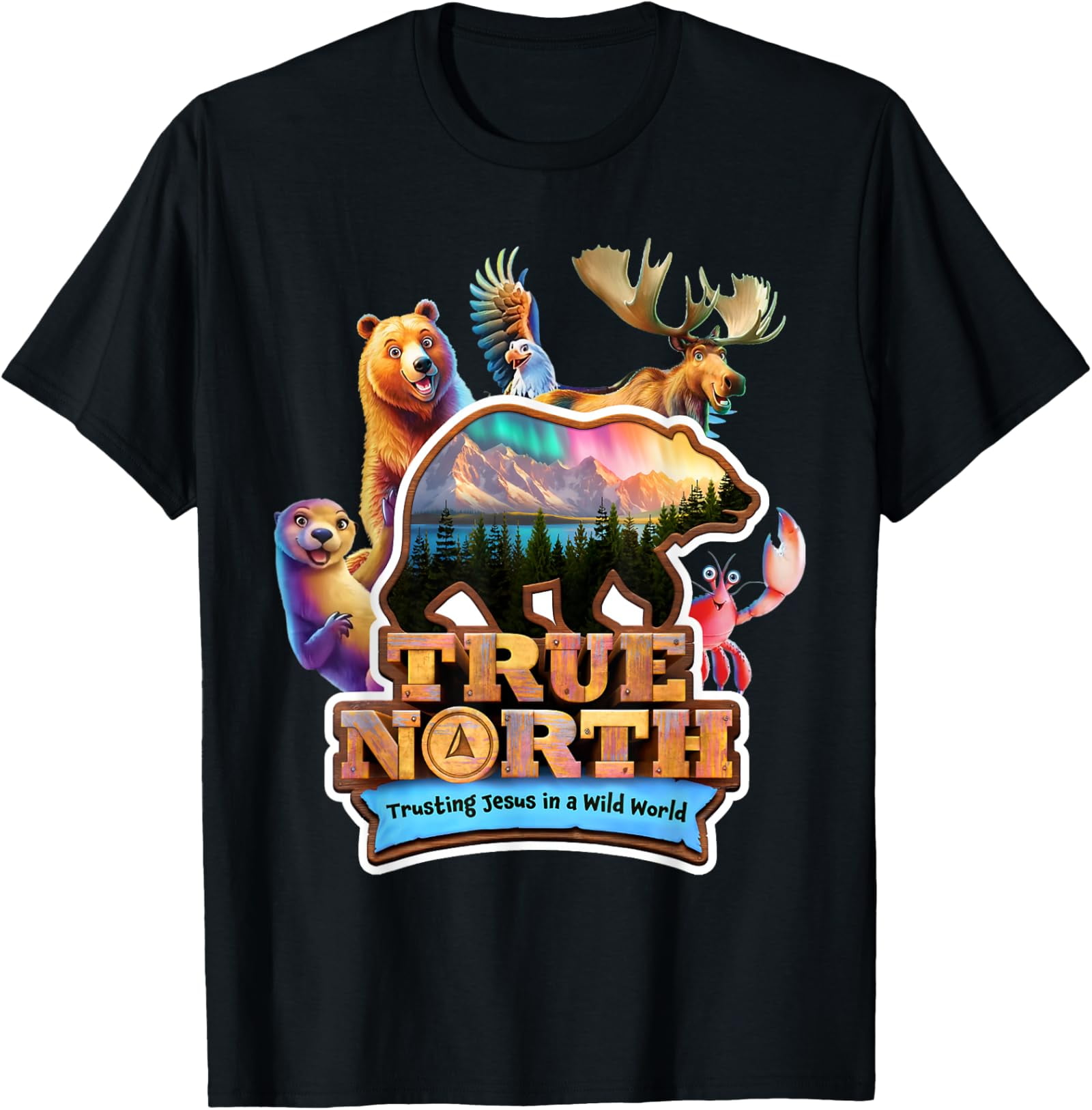 True North VBS 2025 Trusting Jesus Christian Camp T-Shirt - Walmart.com