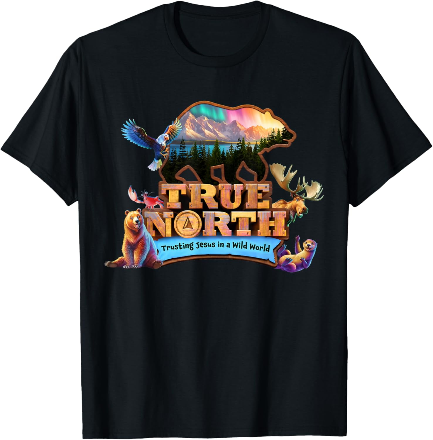 True North Vbs 2025 Trusting Jesus Wilderness Christian T-Shirt Unisex ...