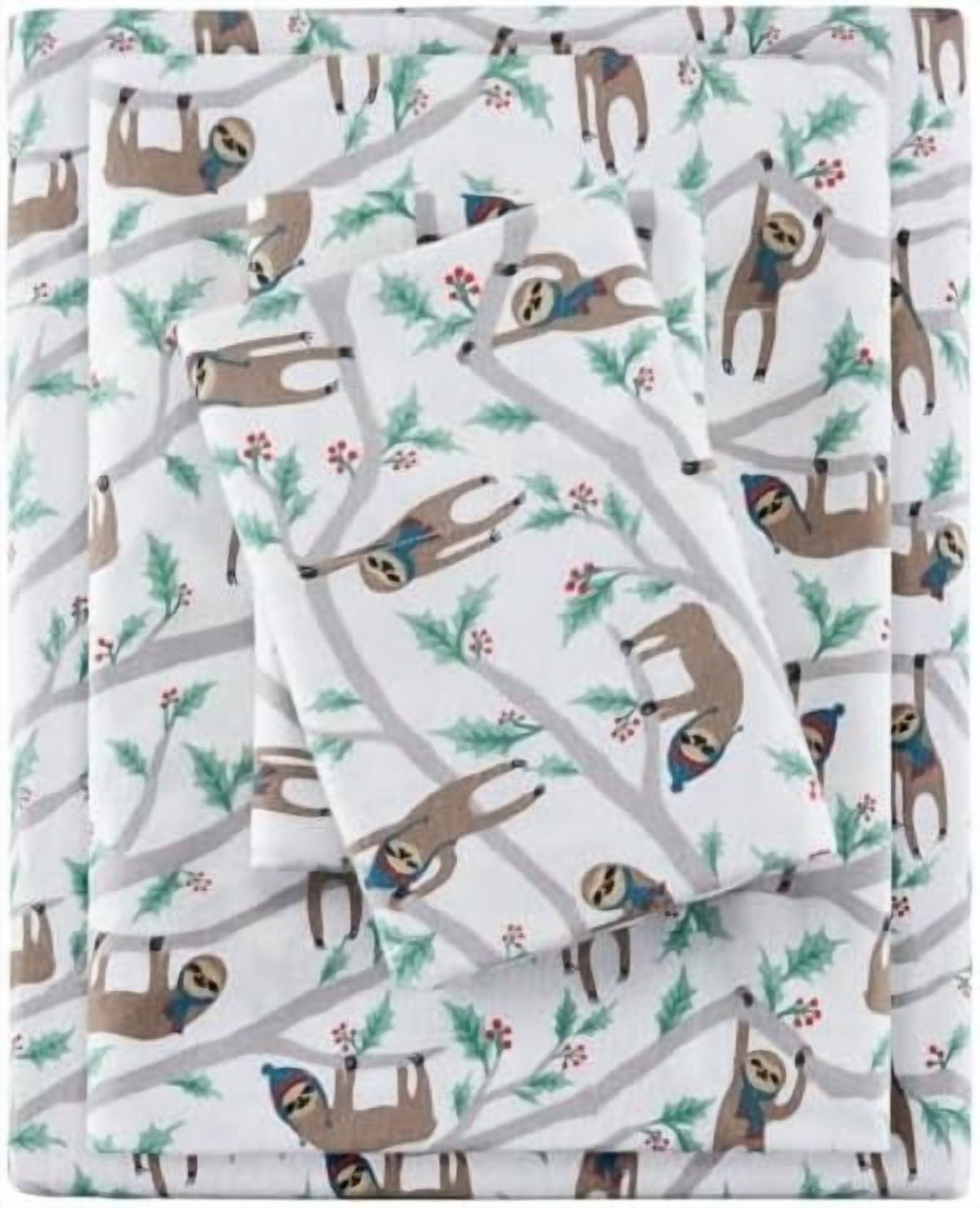 True North by Cozy Flannel Warm 100% Cotton Sheet - Novelty Print ...