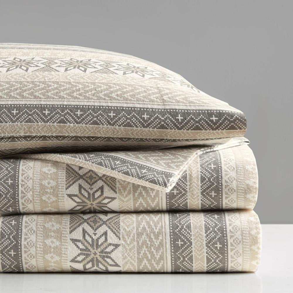 Twin Size Bed Sheets Set, 3-Piece Cozy Cotton Flannel Sheets Set Twin ...