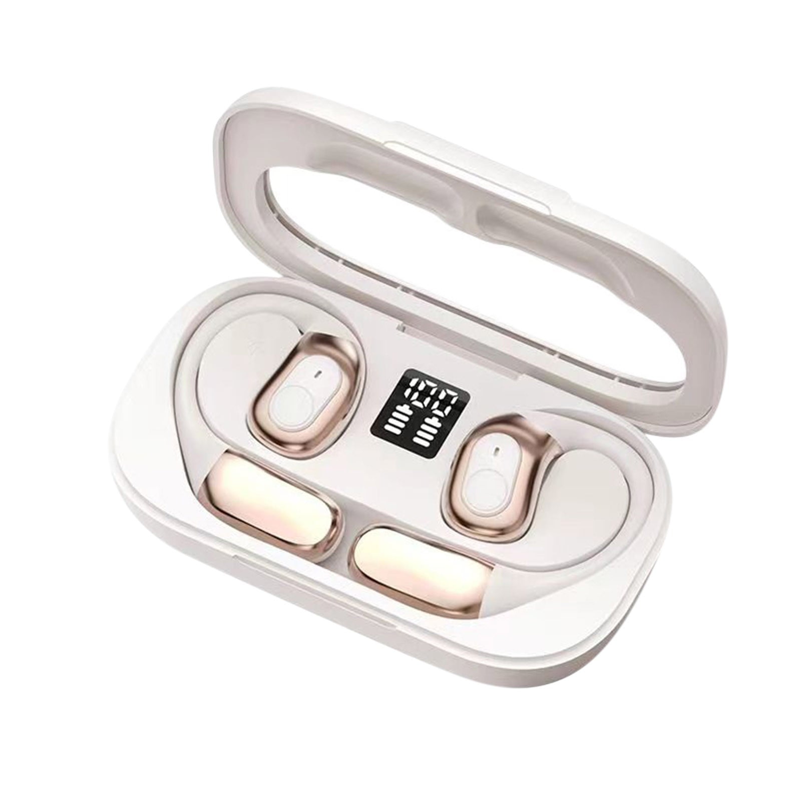 True Open Ear Wireless Headphones Lightweight with Multi-Angle ...